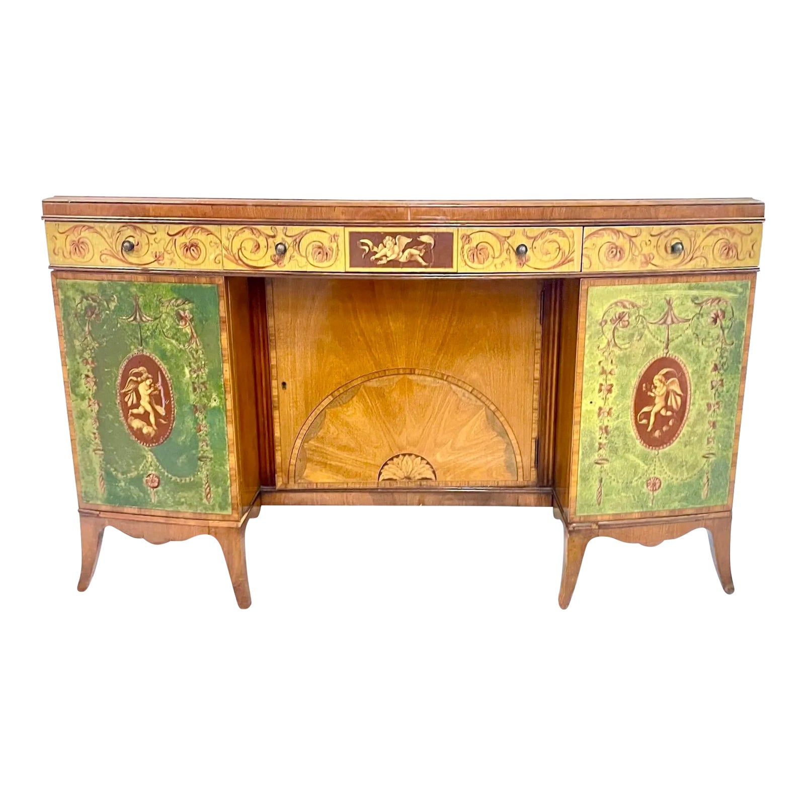Antique Venetian Neoclassical Vanity | Chairish