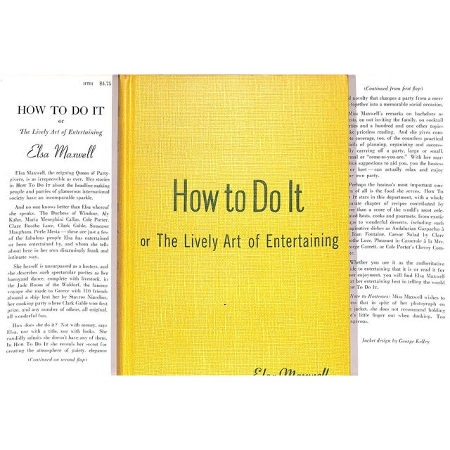 "How to Do It or the Lively Art of Entertaining" 1957 Maxwell, Elsa ...