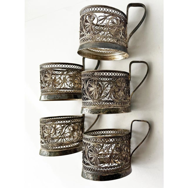 1950s Kazakov Factory of Art Products, Ussr- Set of 5 | Chairish