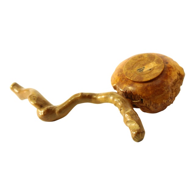 Meiji Japanese Tonkotsu Burl Wood Tobacco Box Sagemono Set for Kaseru ...