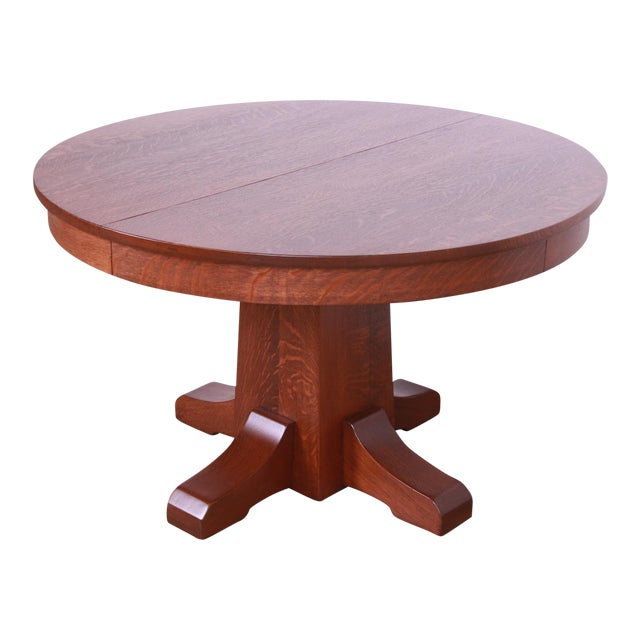 Vintage stickley dining table store