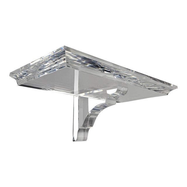 "Freedom" Acrylic Wall Shelf | Chairish