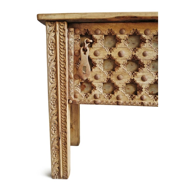 Raw Old Door Console Table | Chairish