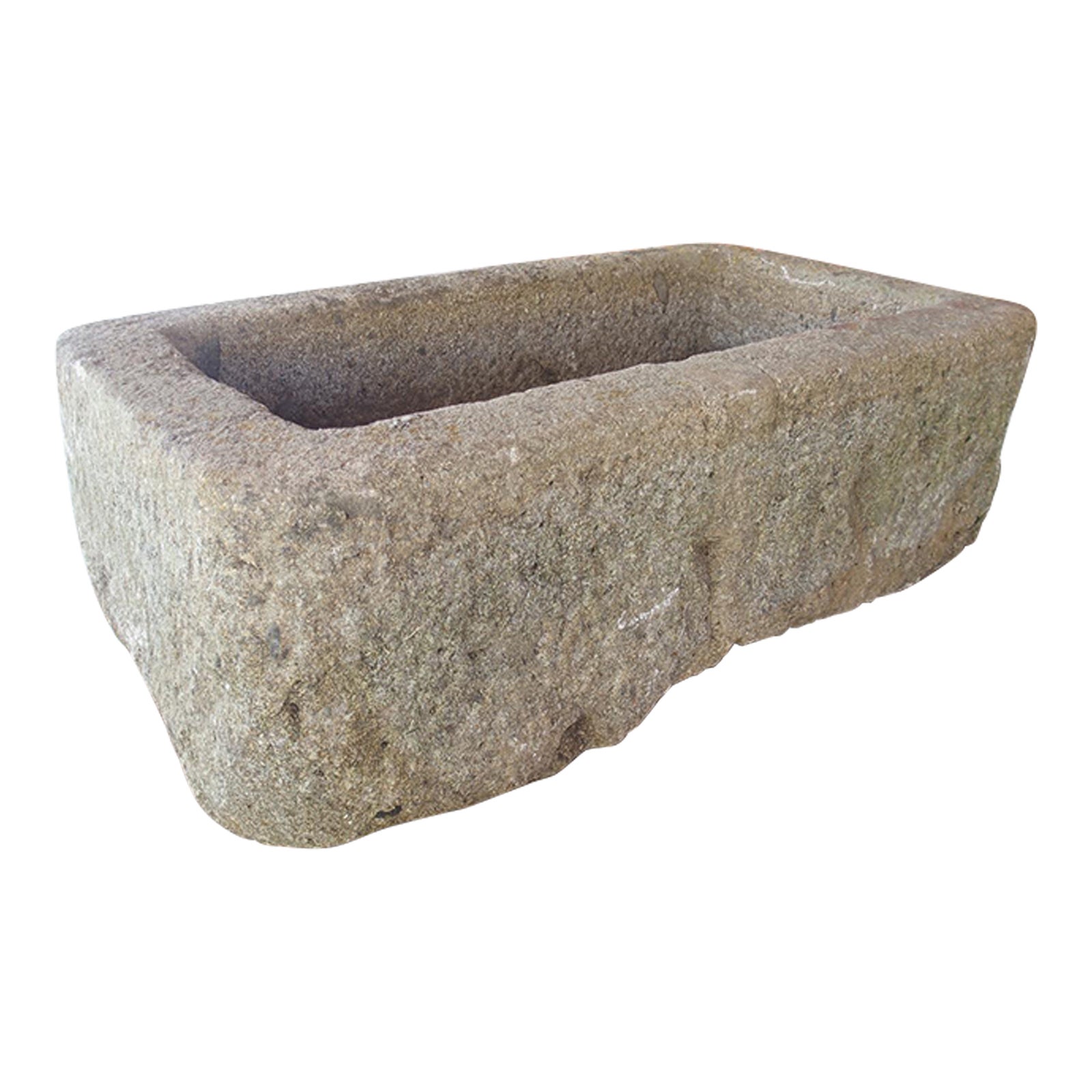 Antique Carved Granite Farm Trough From Normandy, France, 19th Century ...