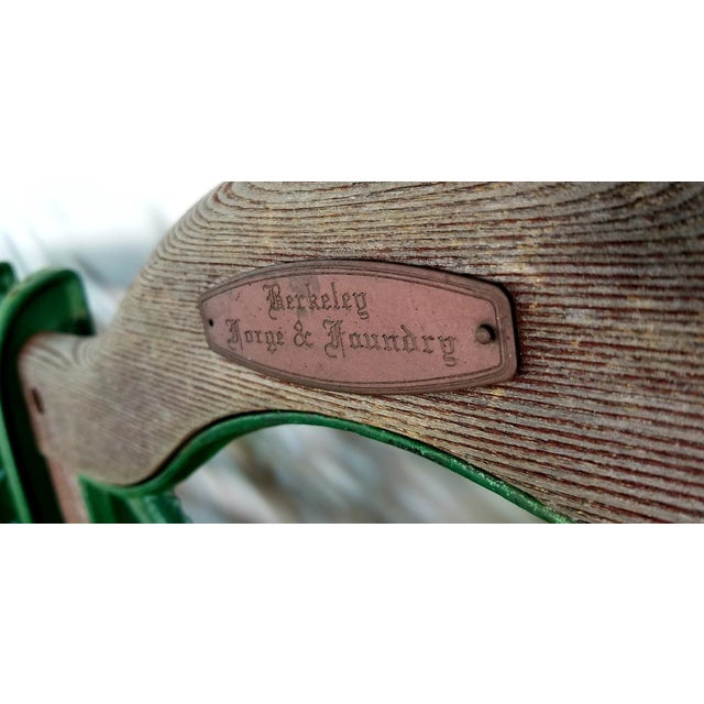 1960s Vintage Wrought Iron Berkeley Forge & Foundry Park Chairs- Set of ...