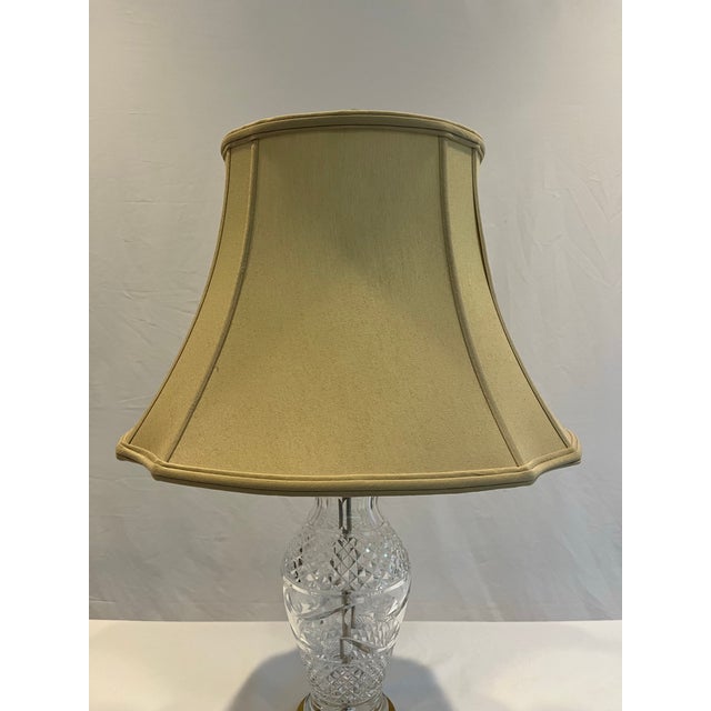 Vintage Crystal Table Lamp | Chairish