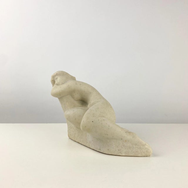 Vintage Vincent Glinsky ‘The Dreamer’ Resin Sculpture | Chairish