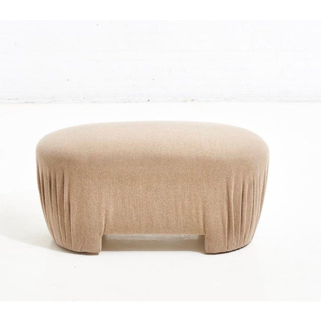 Postmodern Pouf Bench, 1980 | Chairish