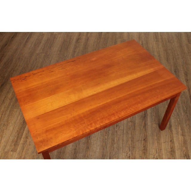 Thomas Moser Cherry 'Eastward' Parsons Dining Table | Chairish