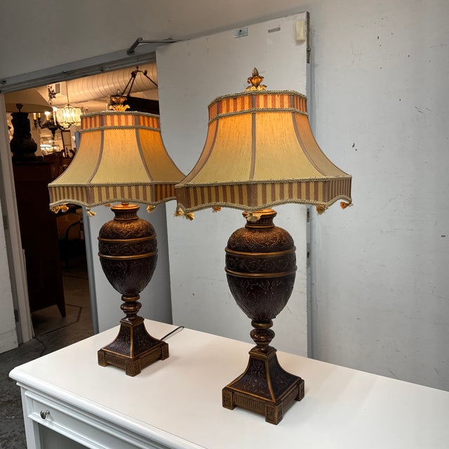 Fine Art Lamps Brighton Pavillion Table Lamps, a Pair | Chairish