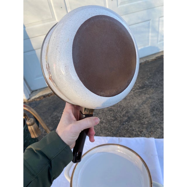 1970’s Enameled Cookware- Set of 3 | Chairish