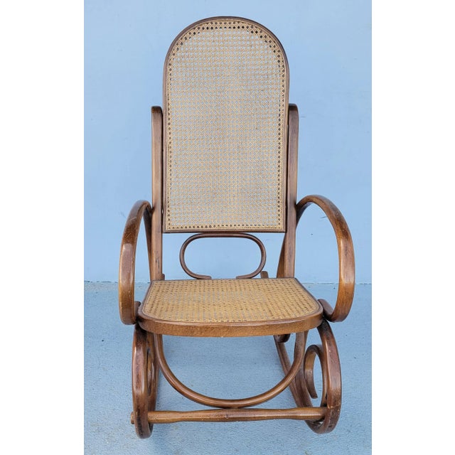 Vintage Bentwood Rocking Chair | Chairish