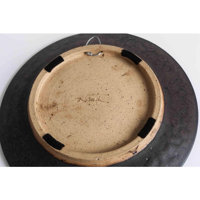 1960s Two Profiles Facing Ceramic Face Plate | Chairish