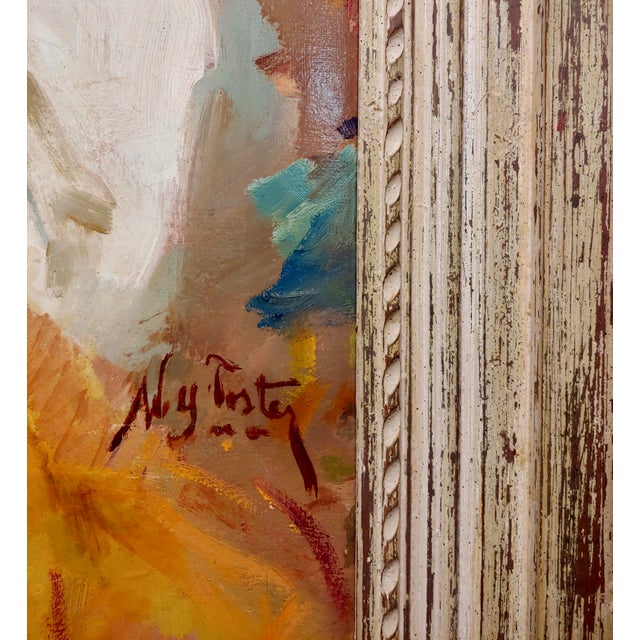 William Frederick Foster -Portrait of a Resting Red Head Woman -Oil ...