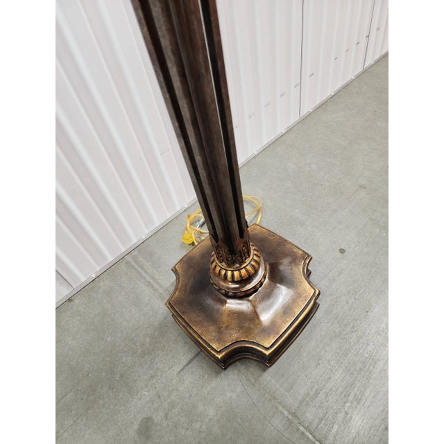 Late 20th Century Opera Style Floor Torchiere Lamp | Chairish