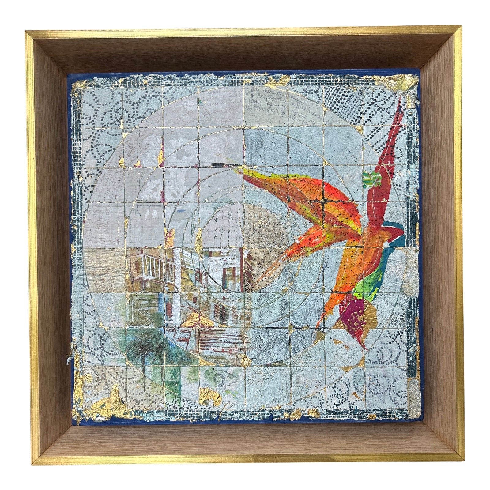 Leonardo Hidalgo Mixed Media Wall Hanging Work of Art | Chairish
