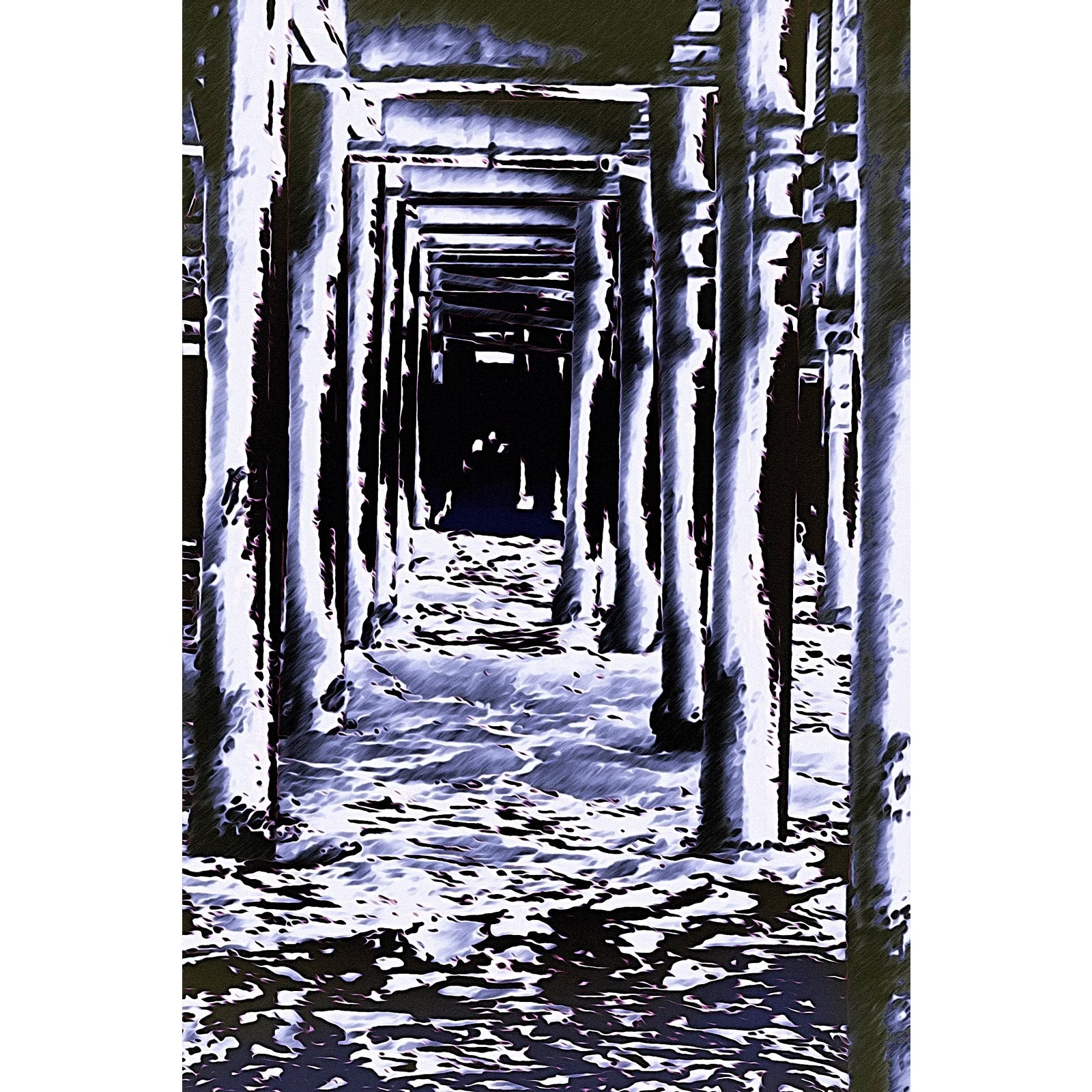 "Fortress of Memory" Contemporary Abstract Photograph Print | Chairish