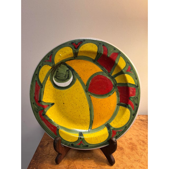 Late 20th Century Giovanni DeSimone Ceramic Fish Plate Made in Italy ...
