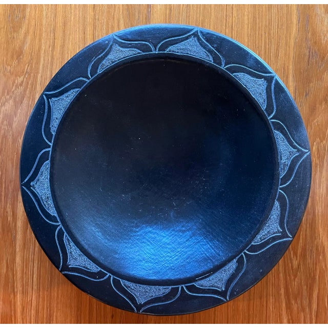 Vintage Indonesian Terracotta Large Dish by Sasak Pottery | Chairish