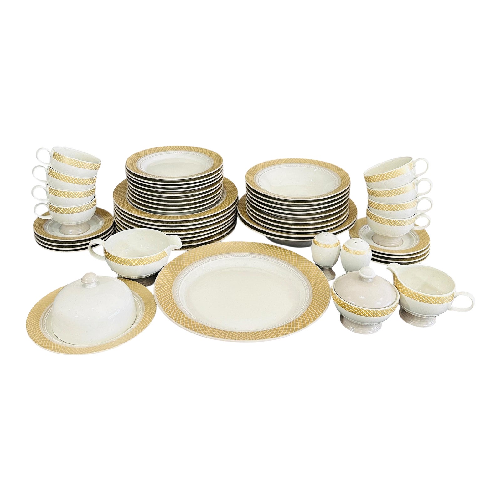 Mikasa Stoneworks Arcadia 52-Piece Dinnerware Set | Service for 8 Full ...