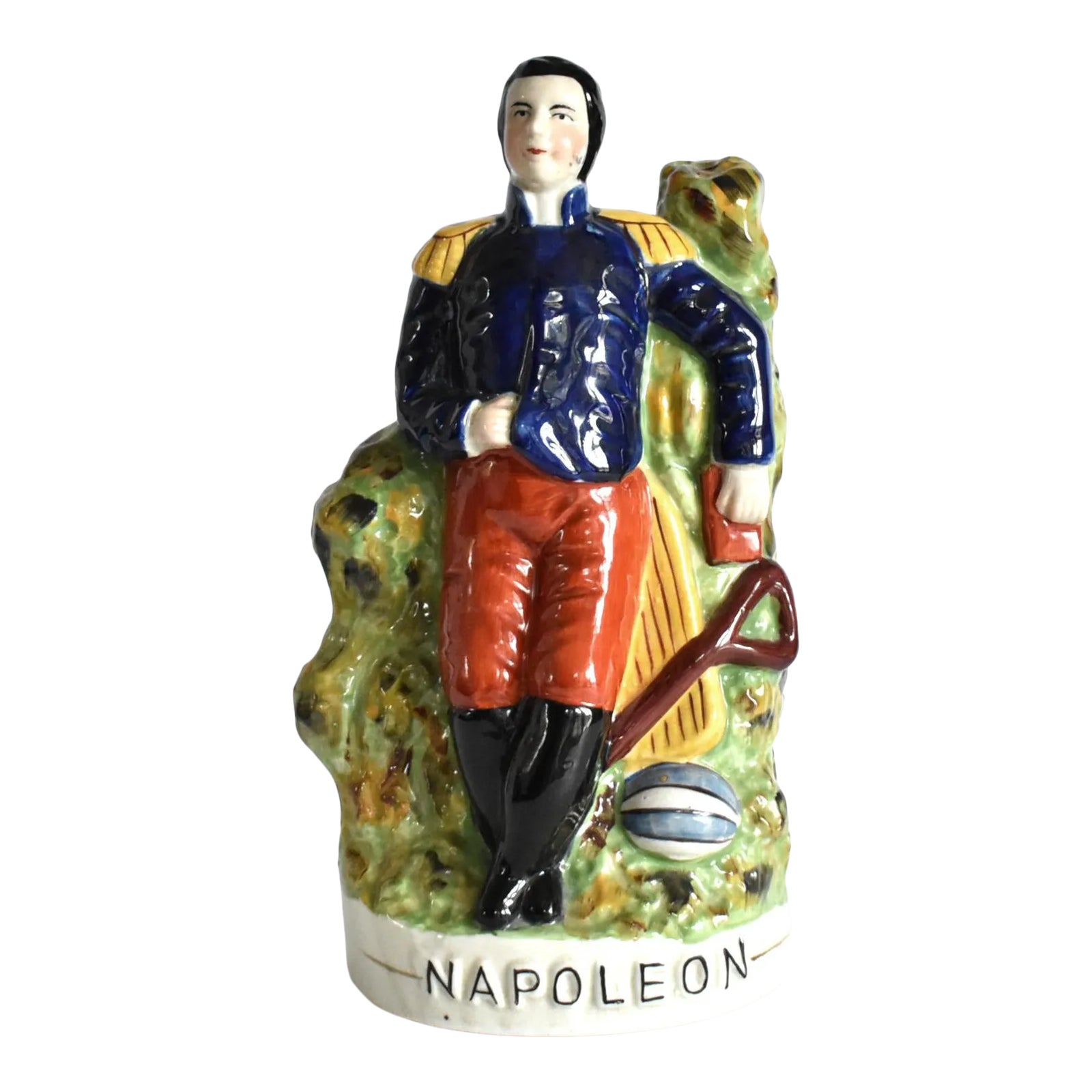 Antique Staffordshire Napoleon Figurine | Chairish