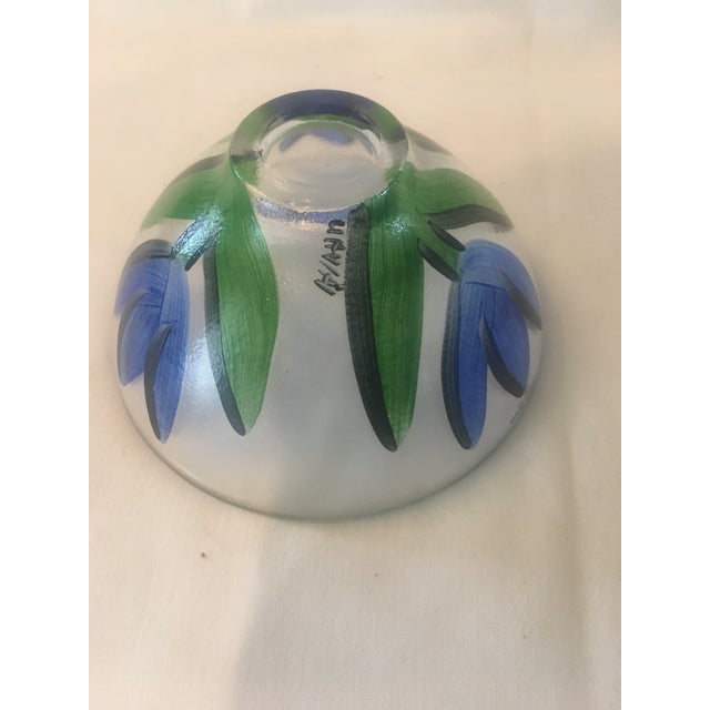 Kosta Boda Handblown Handpainted Tulipa Series Bowl | Chairish