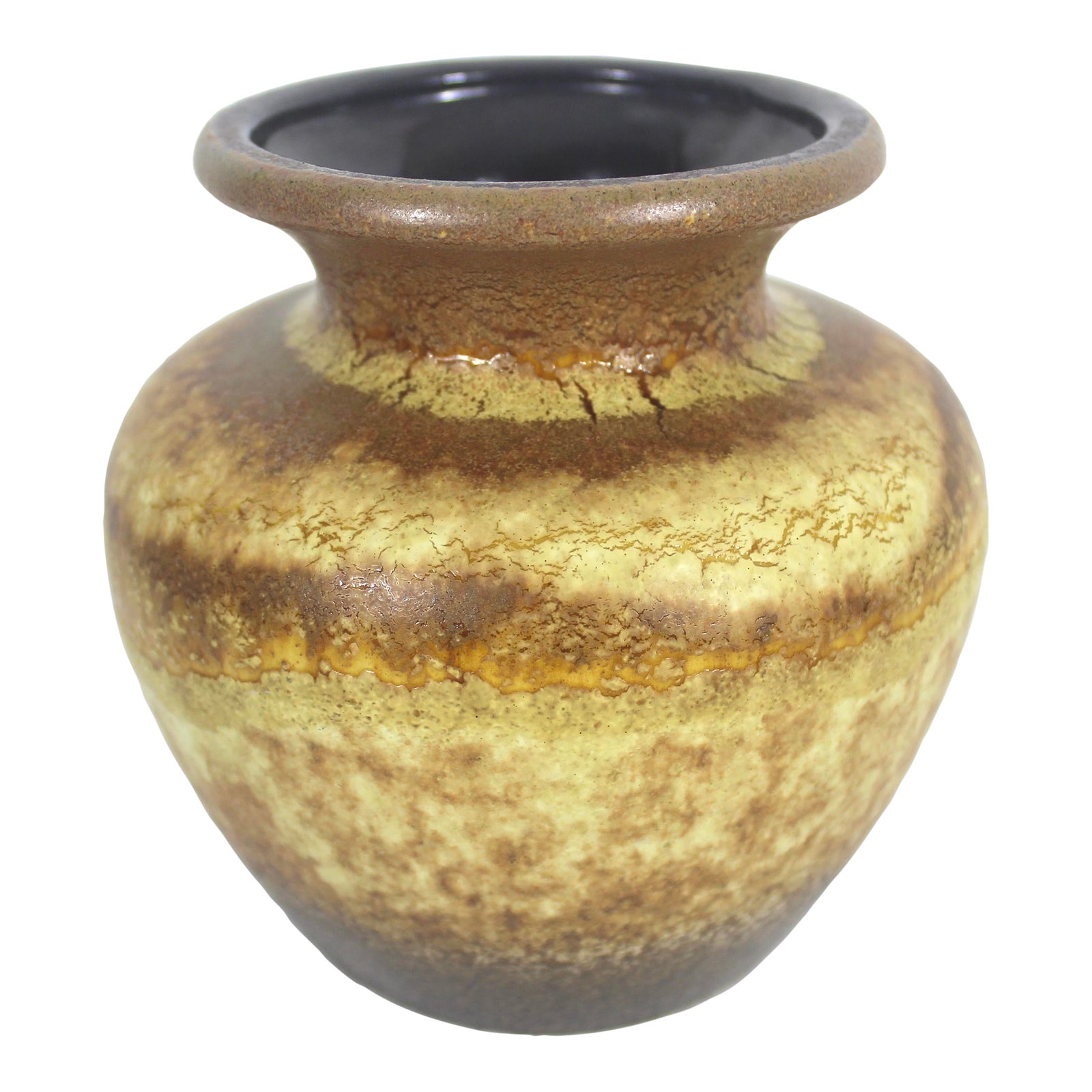 1960’s Fat Lava Ceramic Vase W. Germany Scheurich Design | Chairish