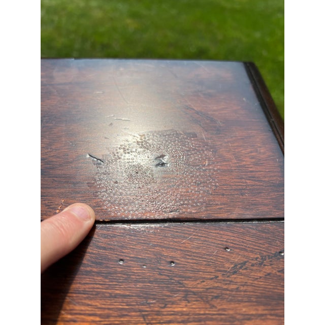 2000's Ralph Lauren Walnut Buckle Side Tables - a Pair by Henredon ...