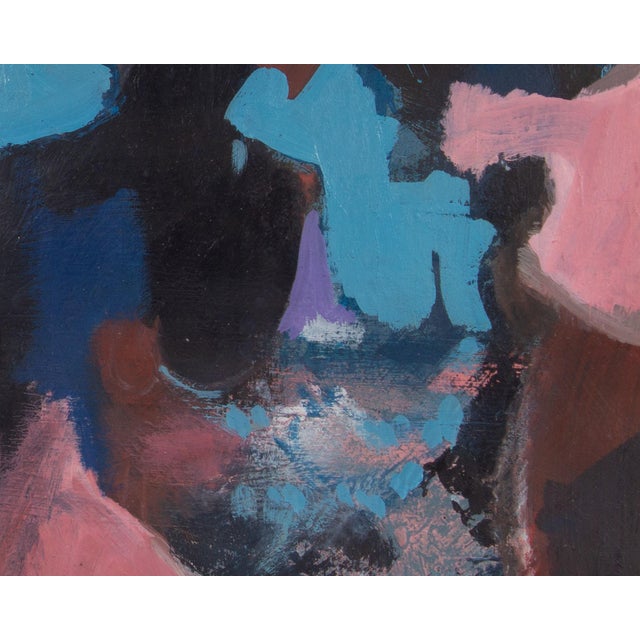 2005 Signed Oil on Canvas Abstract Painting by Darrell L. Anderson ...