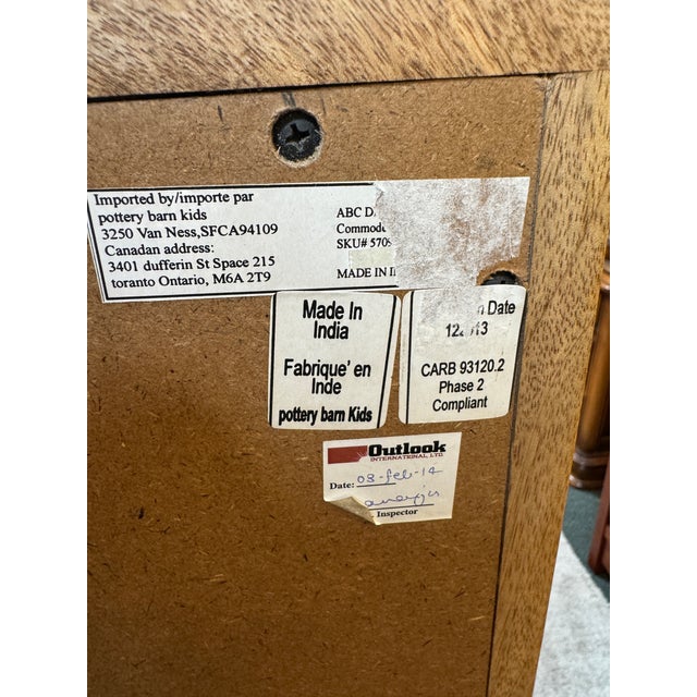 Pottery Barn Abc Dresser | Chairish