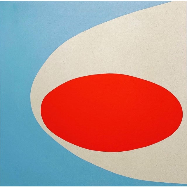 21st Century "Pressure Drop" Contemporary Orange and Blue Toned ...