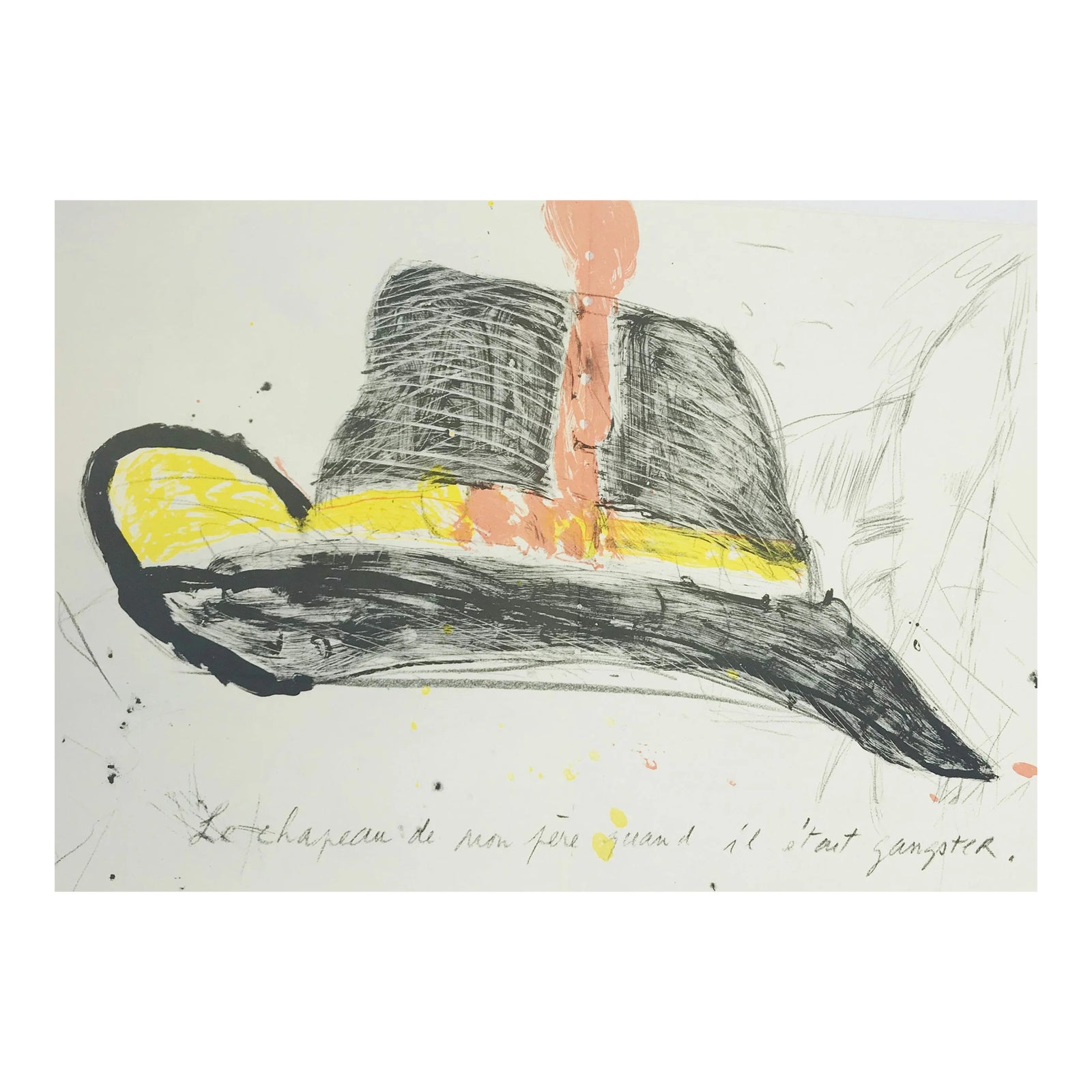 Francois Martin Lithograph N5-2d, Noise 1988 | Chairish
