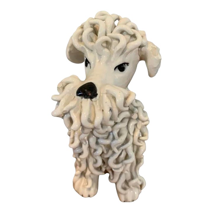 1980s Italian Spaghetti Vintage Mid Century Ceramic Porcelain Poodle ...