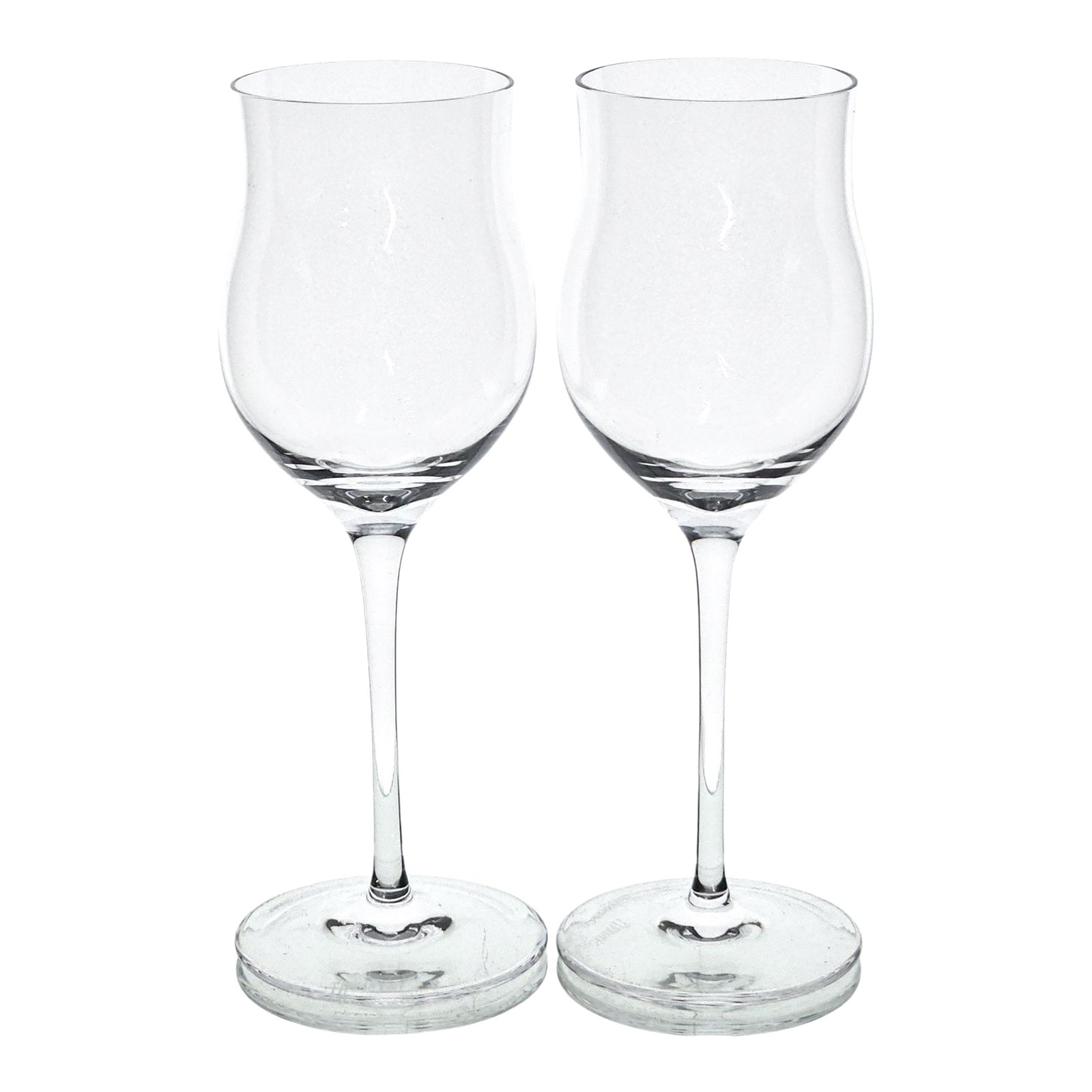 Timeless Tiffany & Co Crystal Claret Wine Glasses – Set of 2, 7 ...