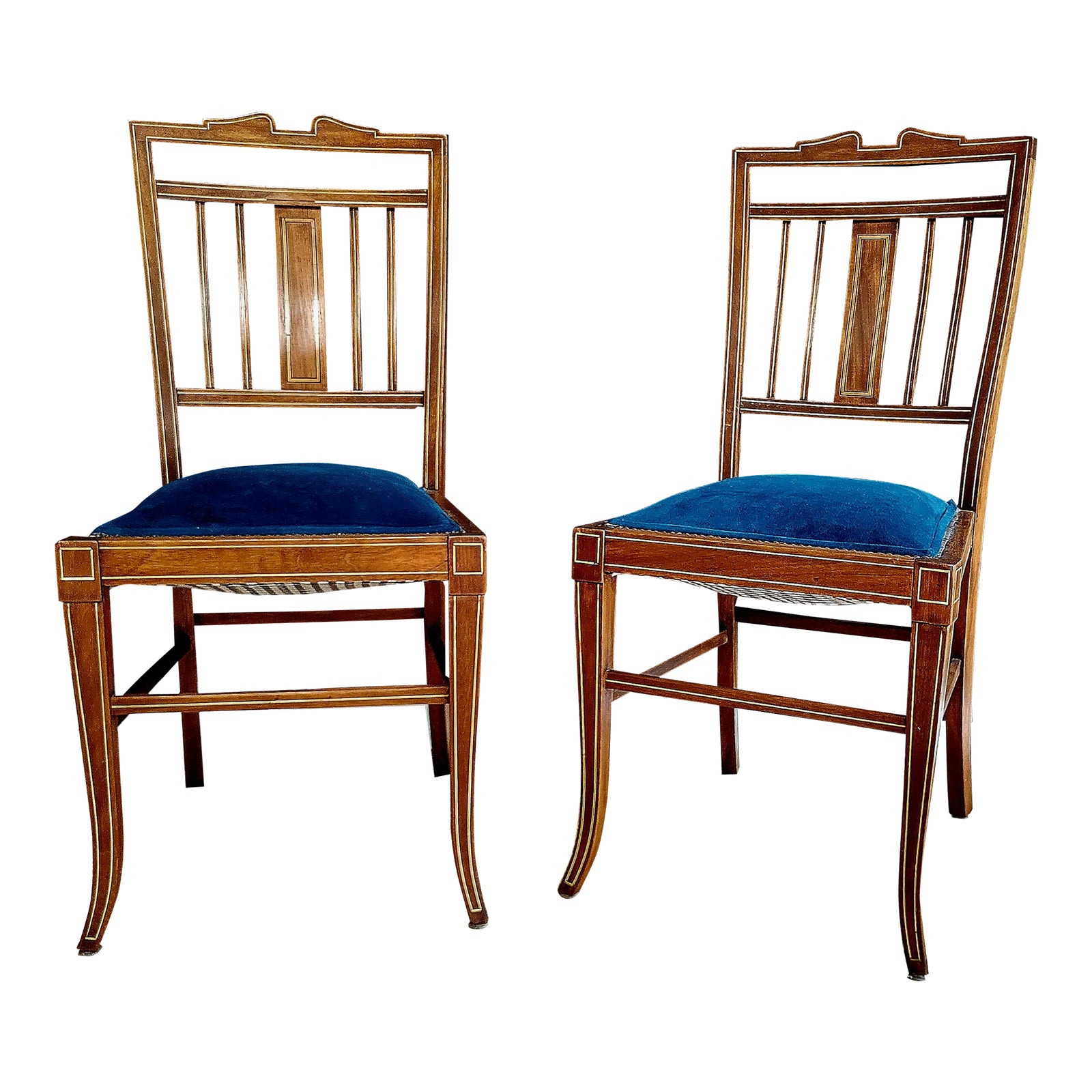 Vintage Petite Adams Chairs - Set of 2 | Chairish