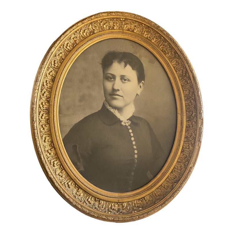 Portrait of Woman, 1900, Photograph, Framed | Chairish