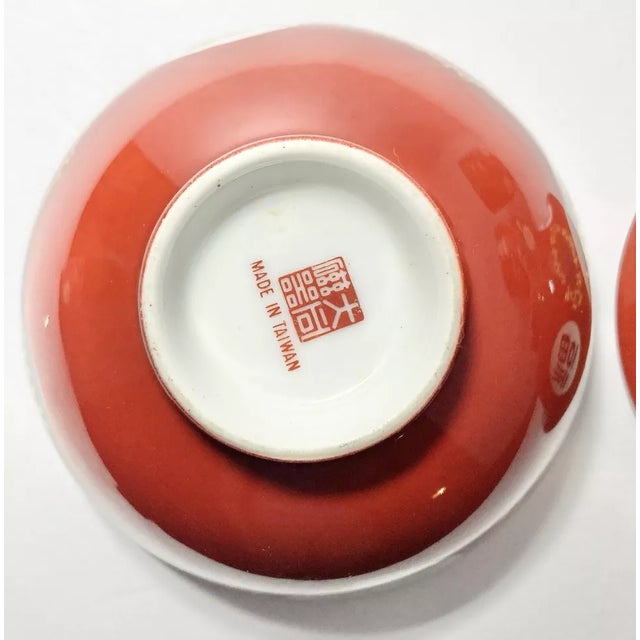 1970s Datang Tatung 19-Piece Porcelain Rice & Sauce Bowl Set | Chairish