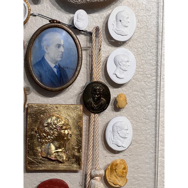 A Collection 19th Century Intaglios, Specimen Samples and Miniatures on ...