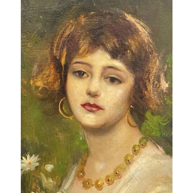 Federico Morello, Portrait, 1927, Oil on Canvas | Chairish