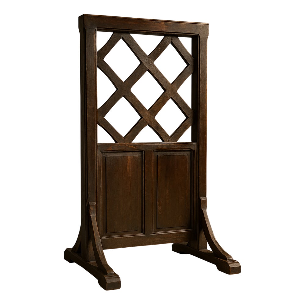 Gothic Revival Oak Chancel Screen, 1800s | Chairish