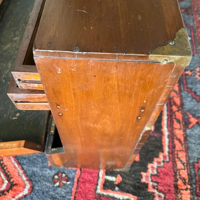 Antique Tool Box Storage Box - Side Table | Chairish