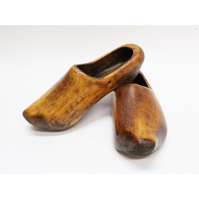 Vintage Dutch Sabot Wooden Shoes - A Pair | Chairish