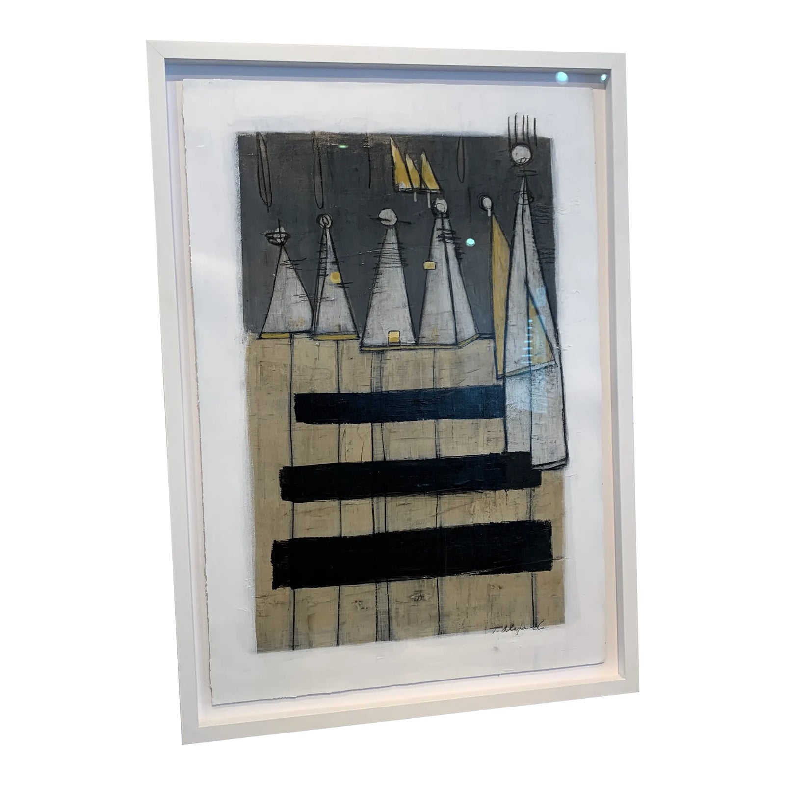 "We Are All One" Modern Abstract unFramed Acrylic Painting by Todd ...