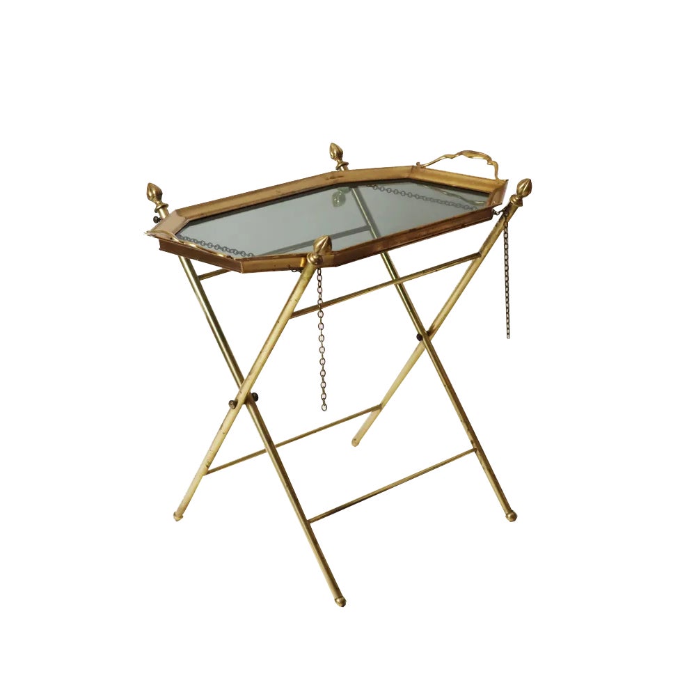 Rainy Brass Tablet Table attributed to Maison Bagues from Maison Baguès ...