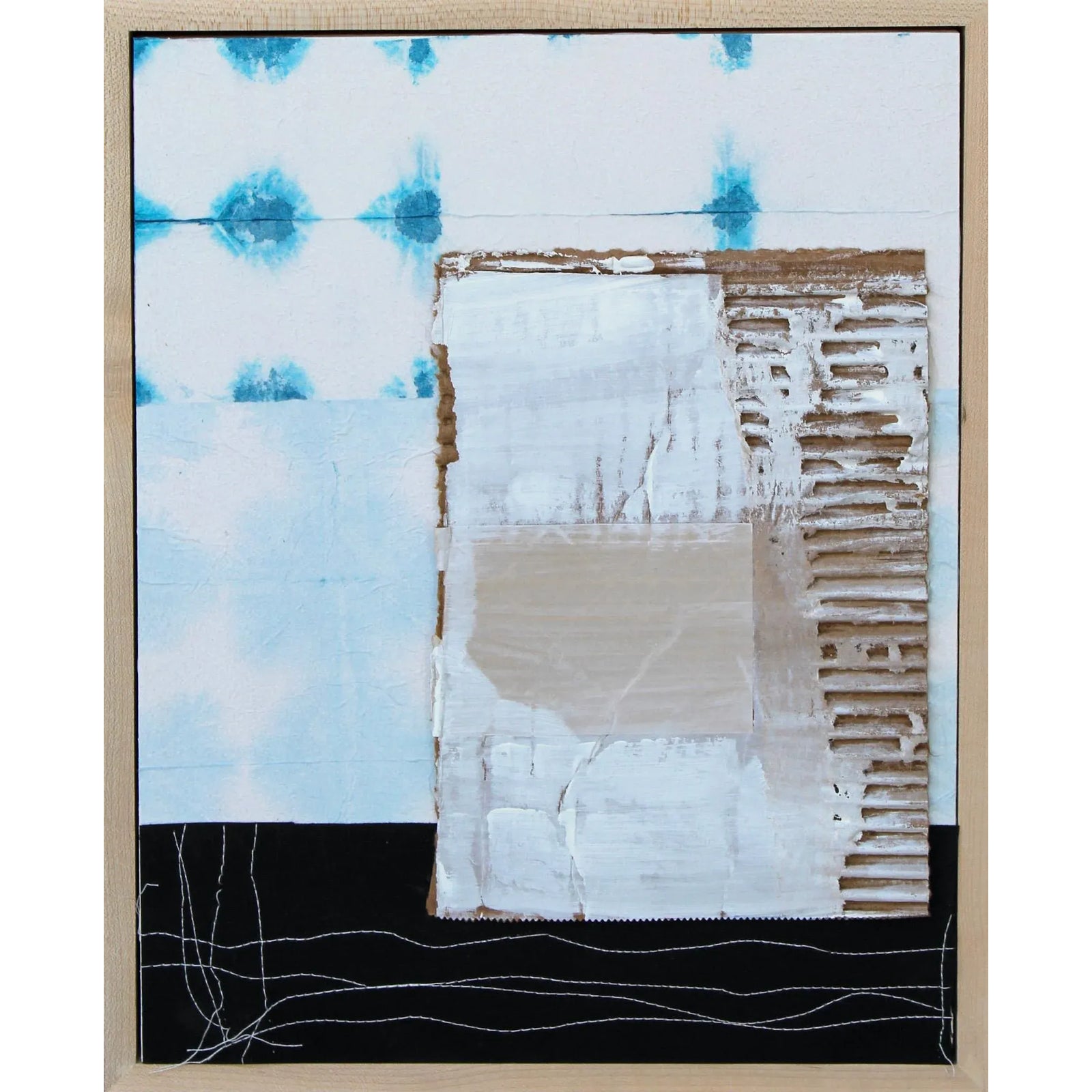 "Simplicity" Contemporary Original Abstract Mixed-Media Painting by ...