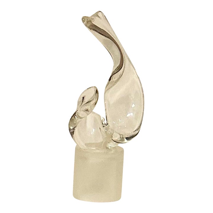 Art Glass Artist Signed Sculpture Elio Raffaeli Style “Dante’s Flame ...
