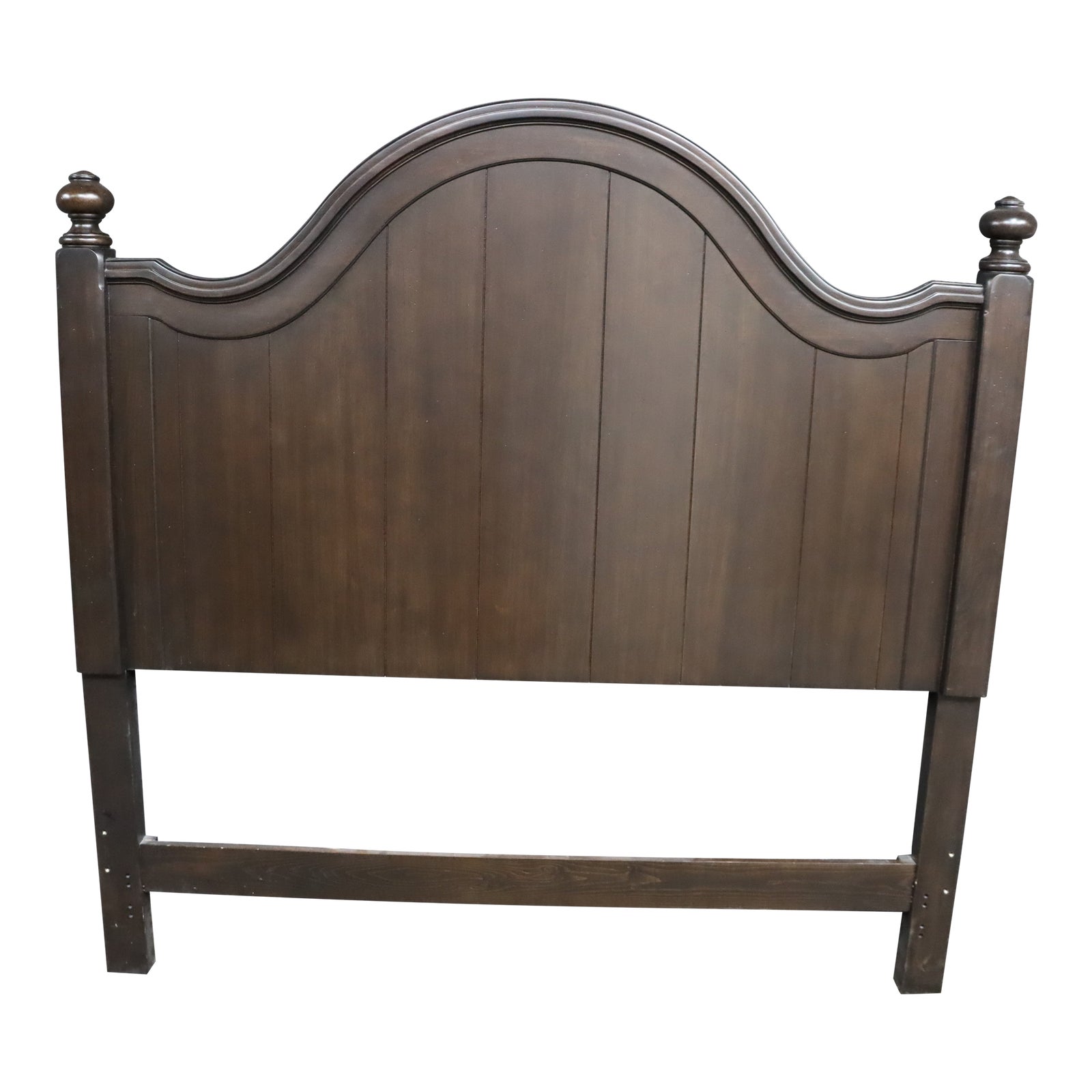 Bassett Dark Cherry Queen Headboard | Chairish