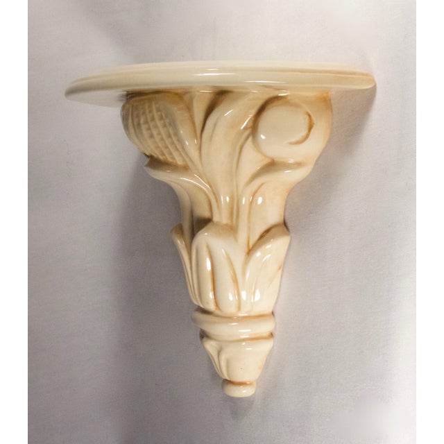 Ceramic Wall Bracket Art Deco Style | Chairish