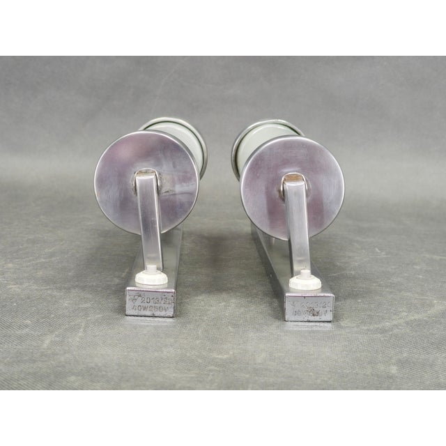Art Deco Chrome and Glass Wall Lights, 1930s, Set of 2 | Chairish