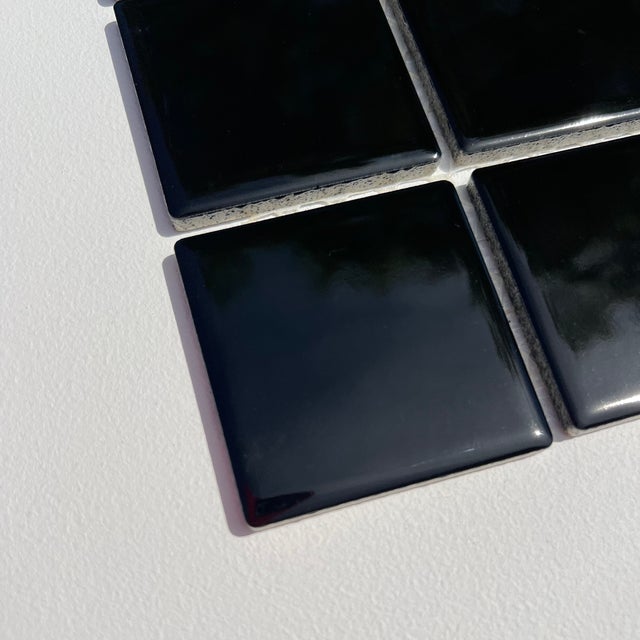 Black Vintage Color Tile 1980s Wall Tile, 20 Sq Ft Lot - 20 Piece Set ...